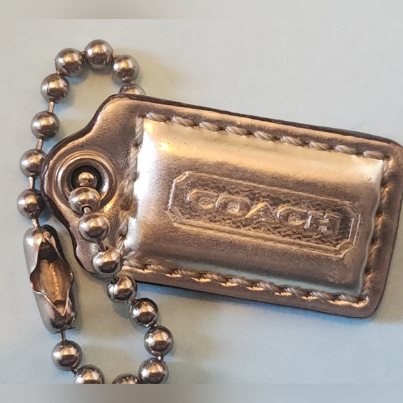 Coach | Accessories | Coach Small Silver Hang Tag | Poshmark